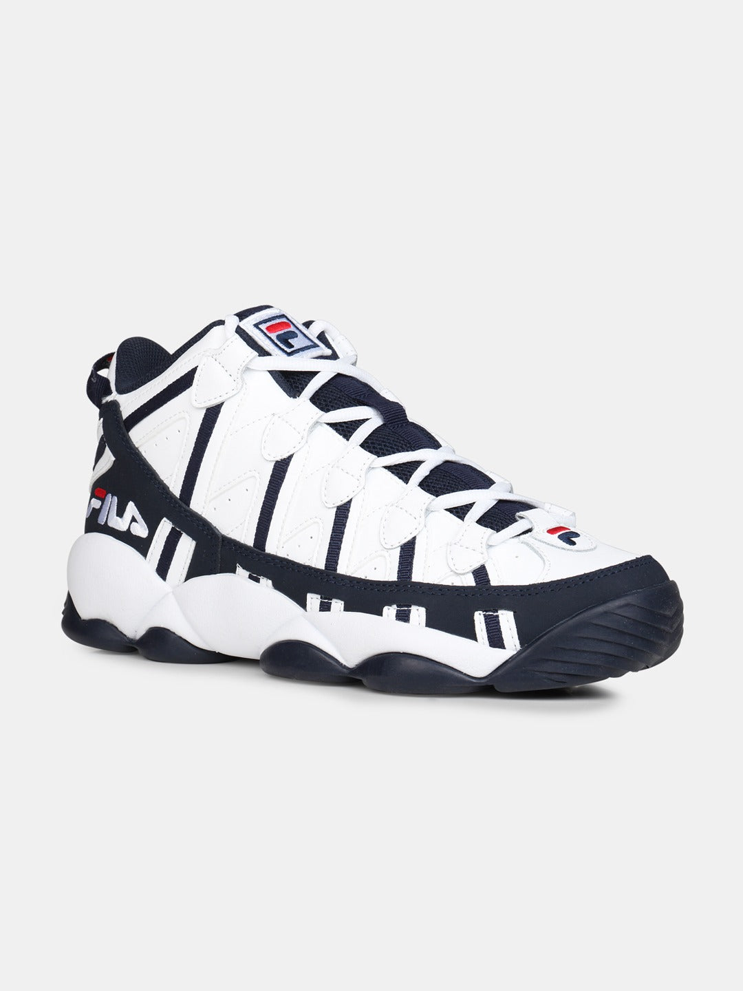 Buy Fila White Peacoat Stackhouse Spaghetti Men's Sneaker @ Rs 2590 ...