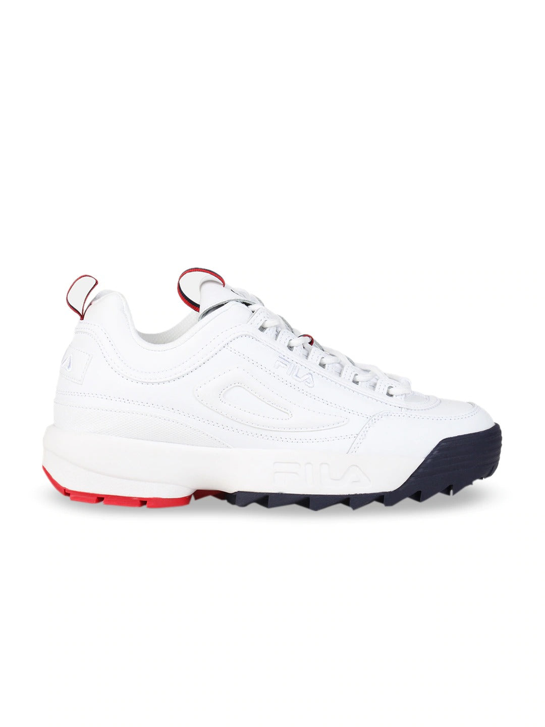 Buy Fila White Red Disruptor II Duo Men's Sneaker @ Rs 2099.70 | Fila India