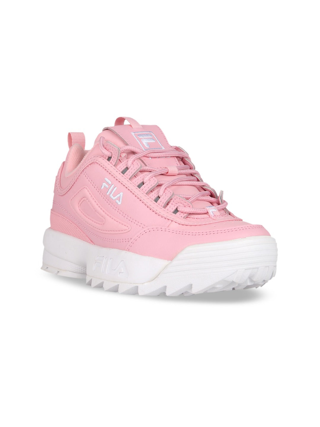 Buy Fila Light Pink Peacoat Disruptor II Premium Women's Sneaker @ Rs ...