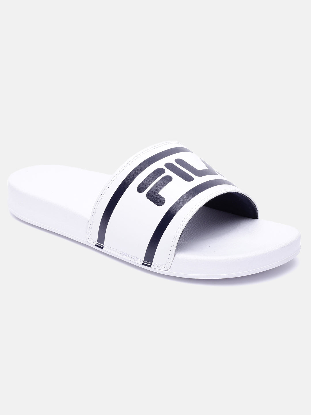 Buy Fila White Black Sliderage Men's Slippers @ Rs 509.70 | Fila India