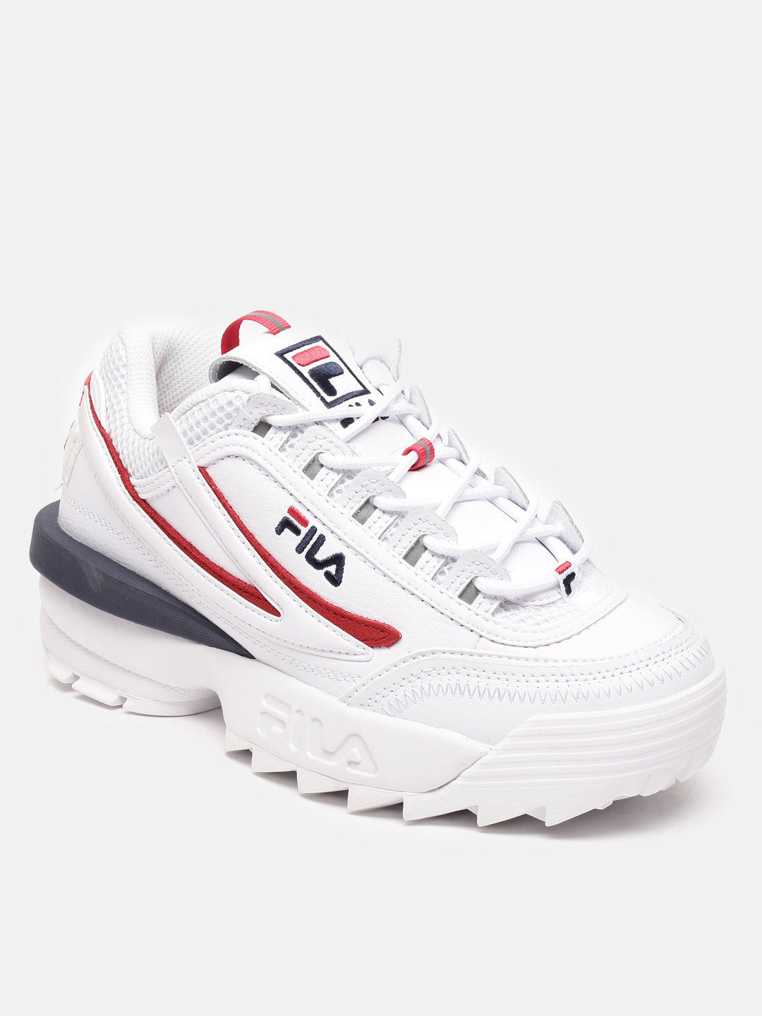 Buy Fila White Black Disruptor II Exp Women's Sneakers @ Rs 2590 | Fila ...