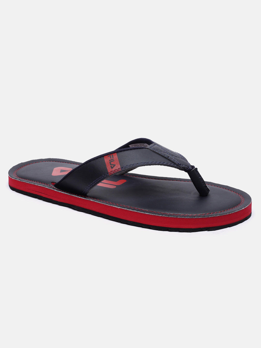 Buy Fila Peacoat Black Rim Ridge Men's Flip Flops Slippers @ Rs 359.70 ...