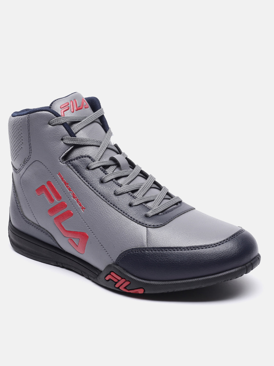 Buy Fila Grey White Noah Men's Motorsport Sneakers @ Rs 1379.70 | Fila ...