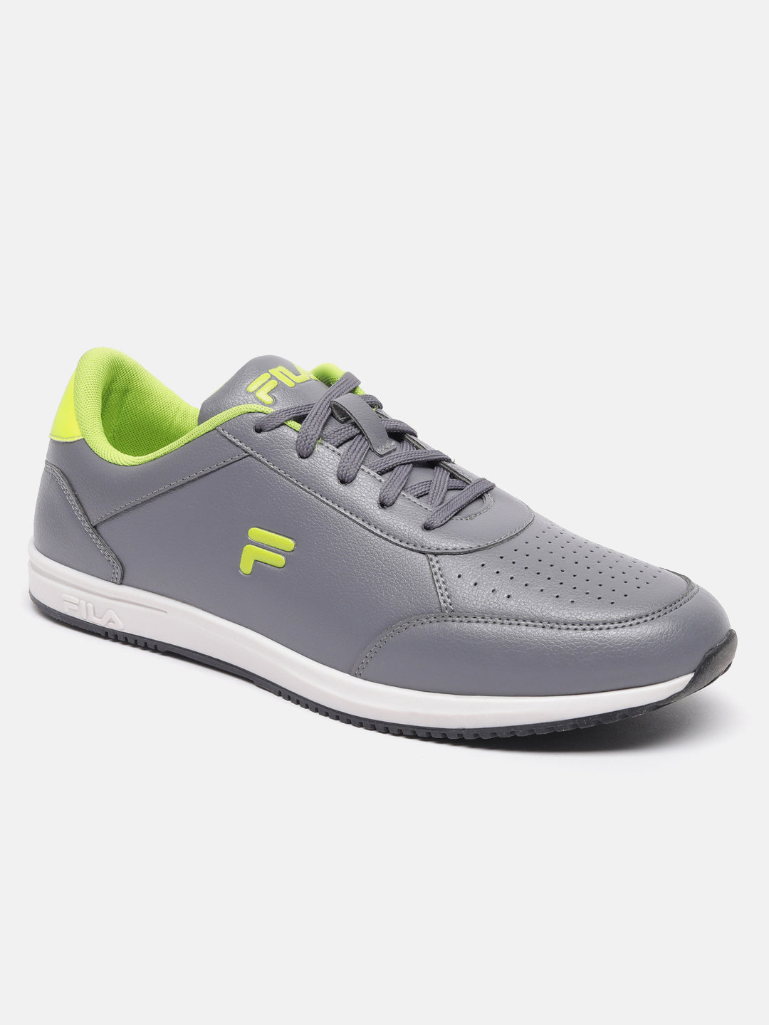Buy Fila Grey Black Clinton Men's Sneakers @ Rs 989.70 | Fila India