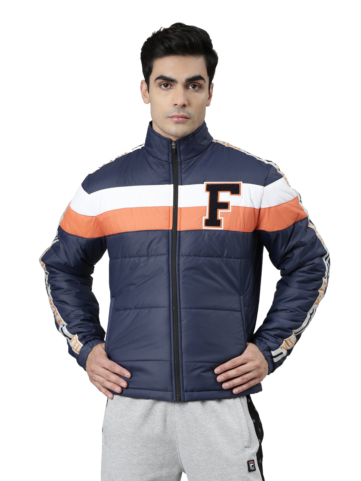 Fila Grey Barney Men's High Neck Jacket – Fila India