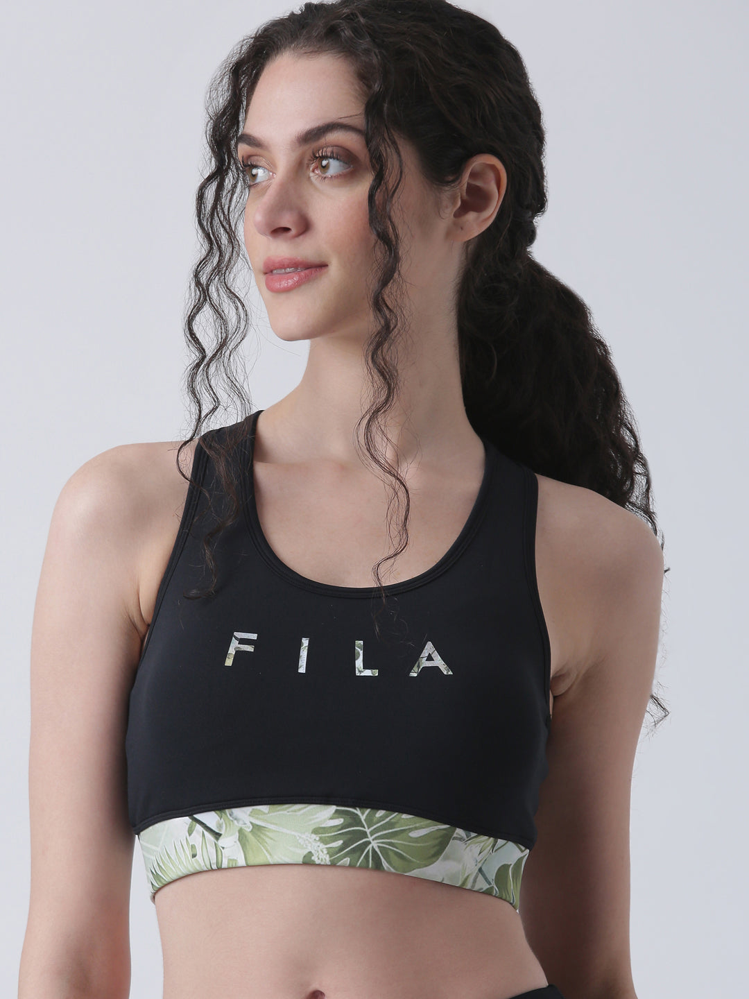 Buy Fila Women Black Sports Bra Regular Fit @ Rs ₹ 799.60 | Fila India