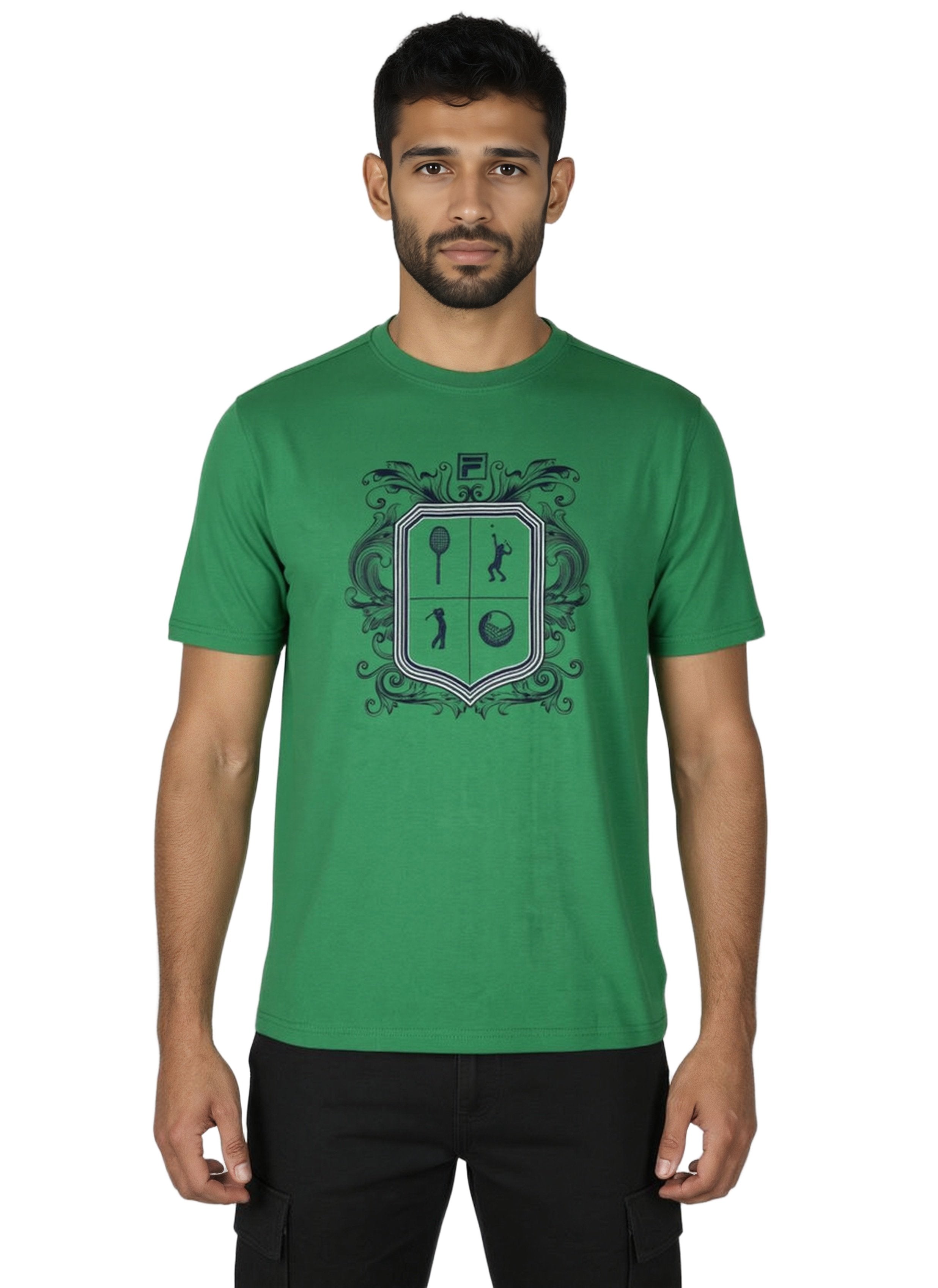 Buy Fila Green Men Green Nadal T-Shirt @ Rs 1873.06 | Fila India