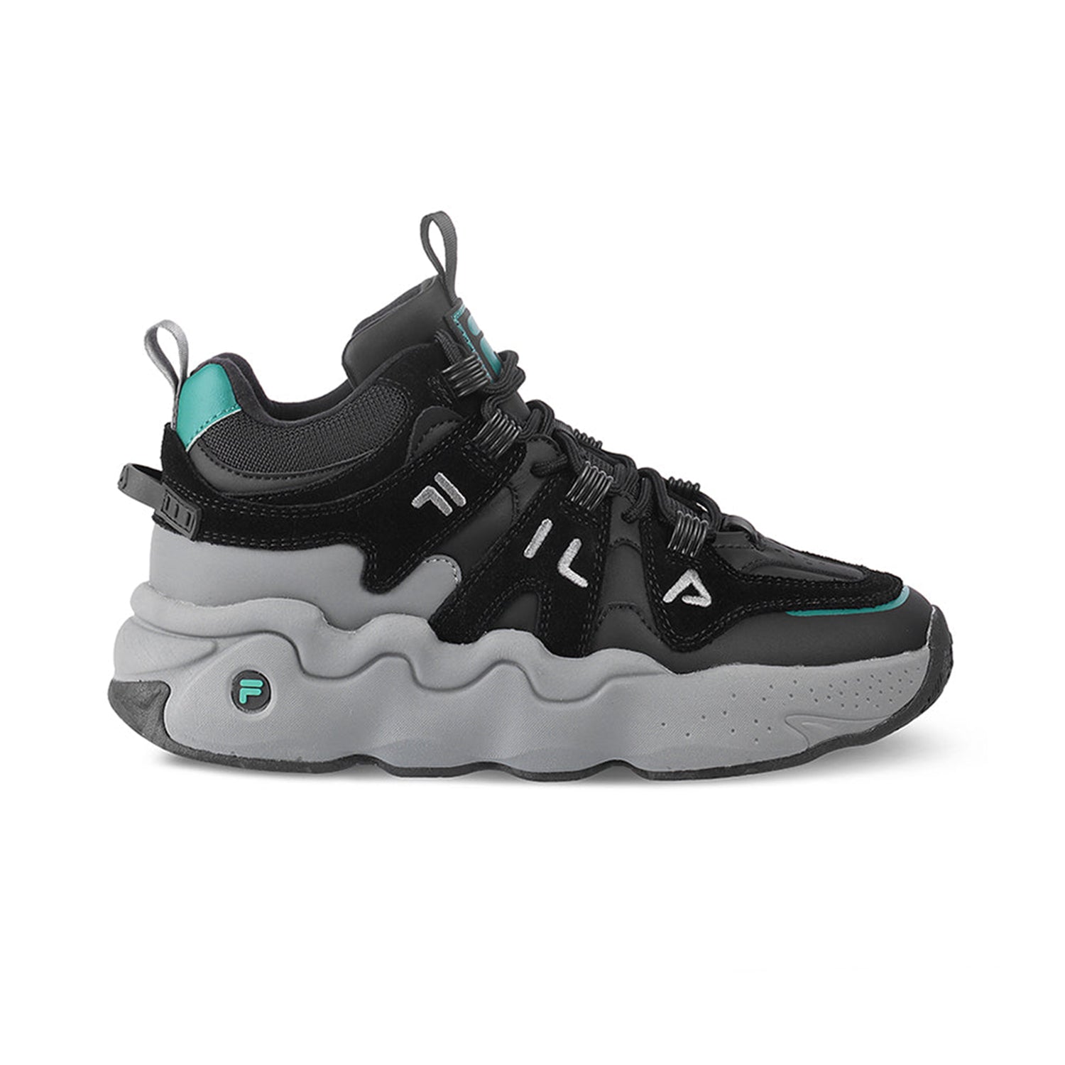 Buy Fila Black Unisex Ri-Tss High III Black Sneakers @ Rs 5599.30 ...