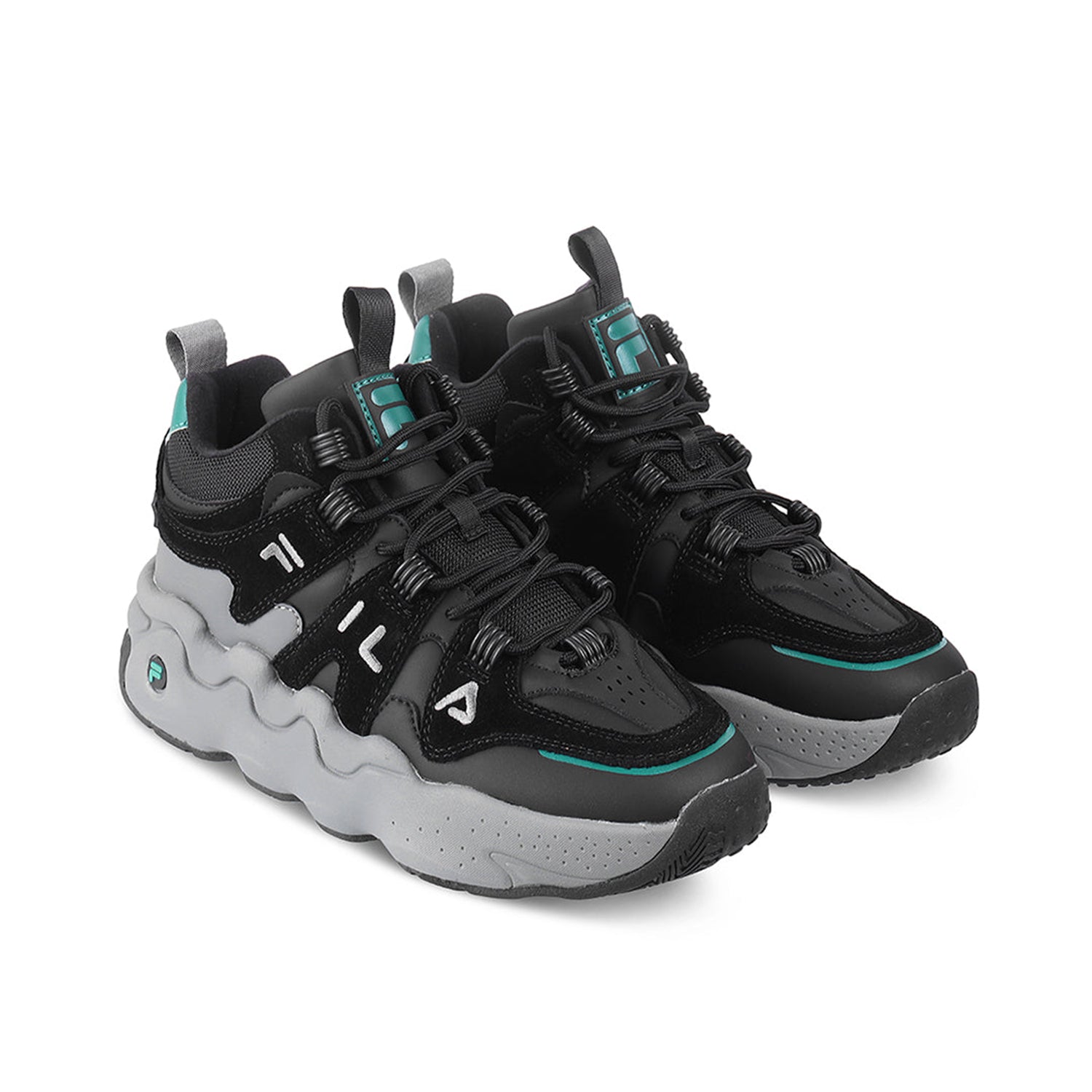 Buy Fila Black Unisex Ri-Tss High III Black Sneakers @ Rs 5599.30 ...