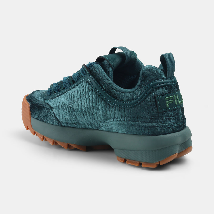 Buy Fila Teal Women Teal Disruptor 2 Velvet Shoes @ Rs 7499 | Fila India