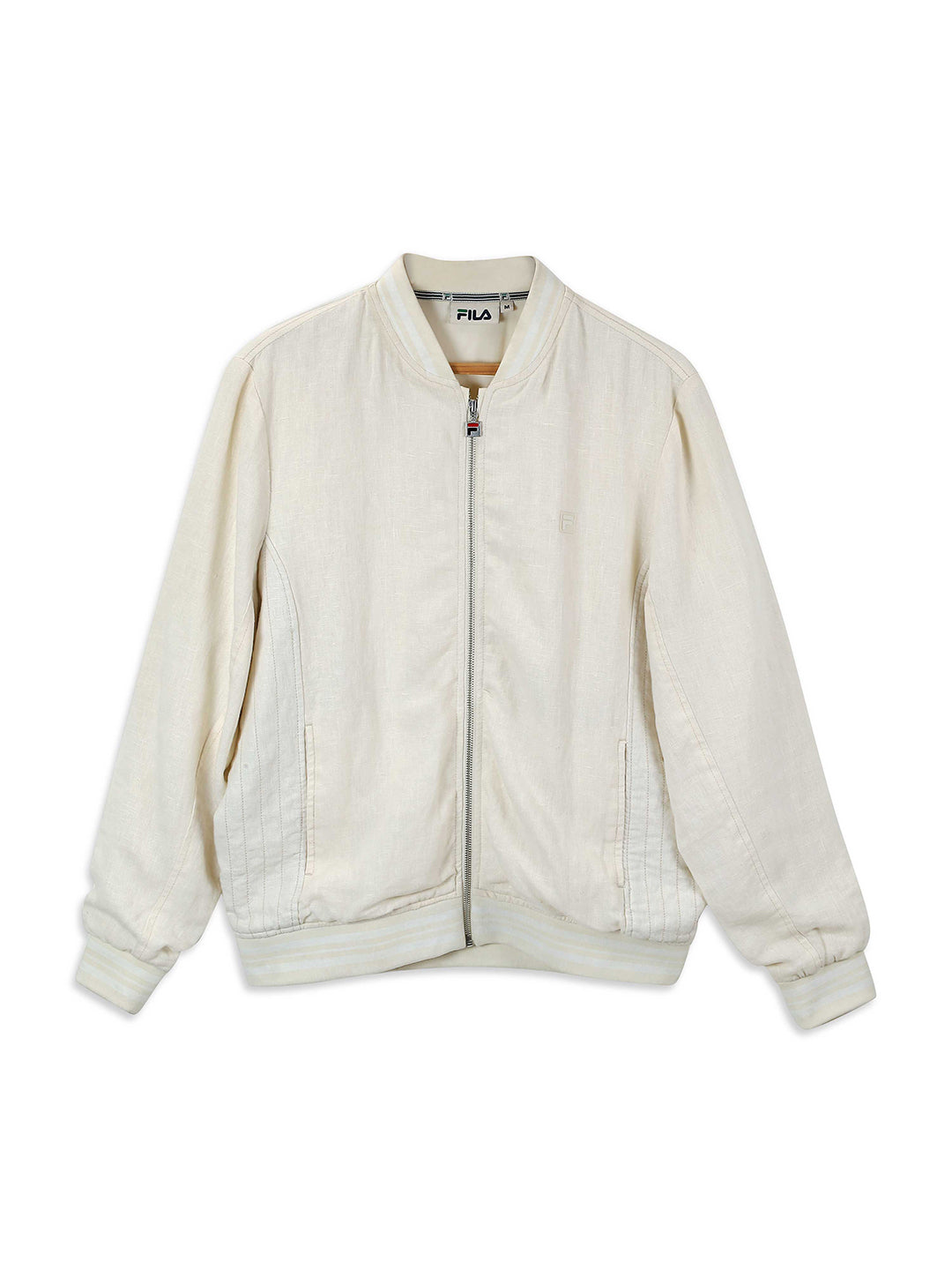 Buy Fila Off White Unisex Off White Settanta Jacket @ Rs 6999 | Fila India