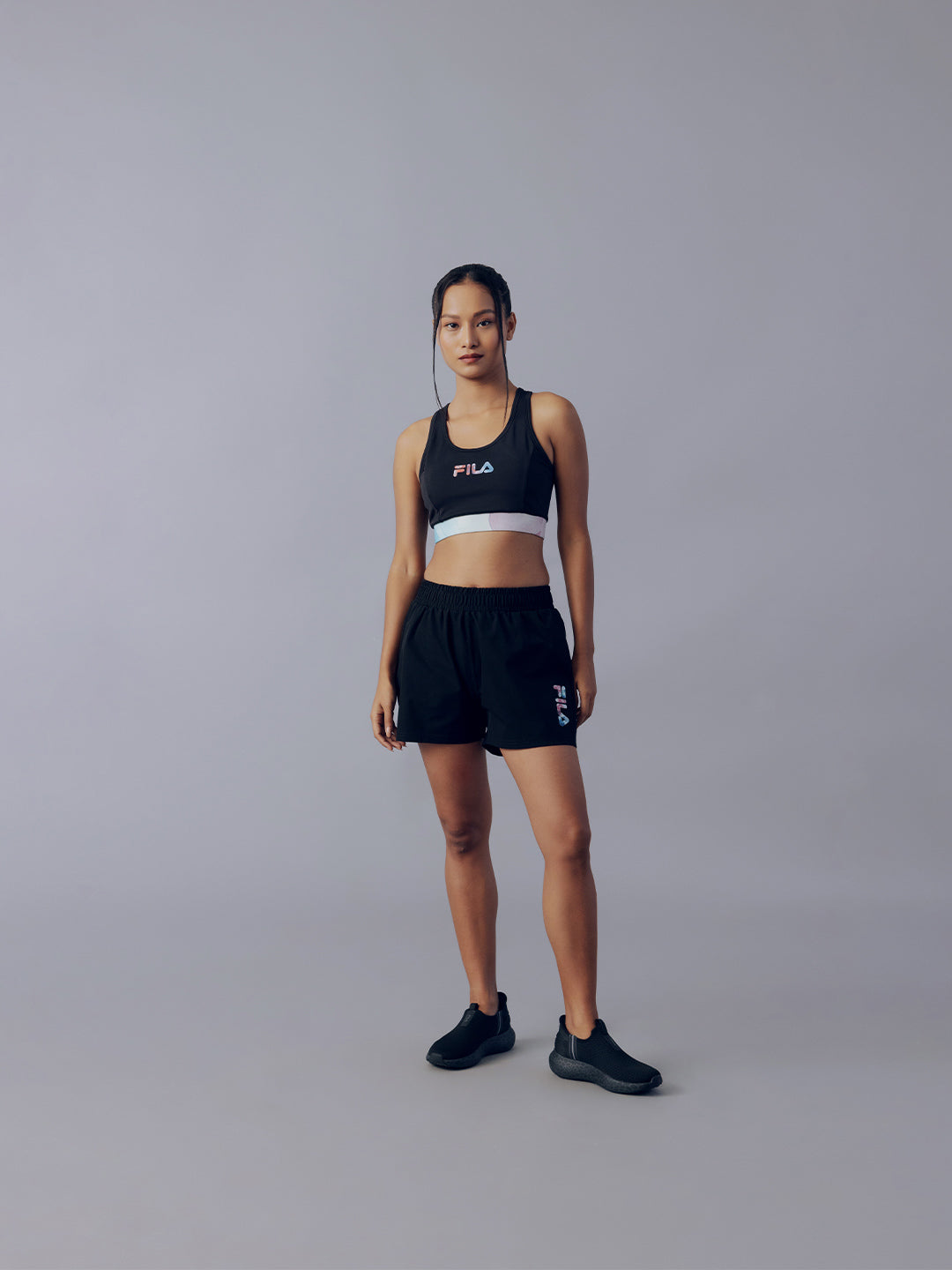 Buy Fila Black Women Black Lana Solid Sports Bra @ Rs 1873.06 | Fila India